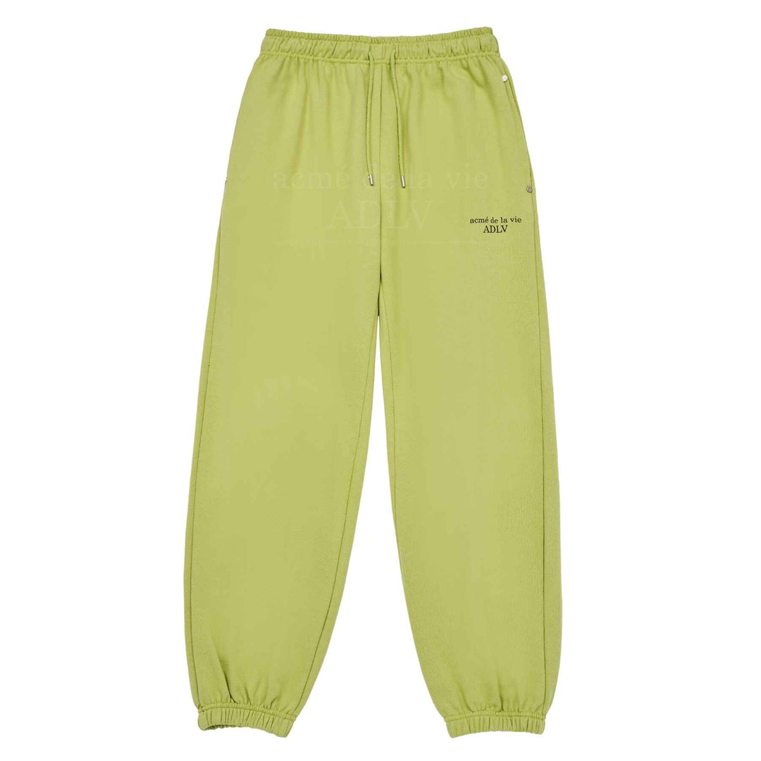 BUY ADLV Long Pants BASIC LOGO RIVET POINT PANTS LIME