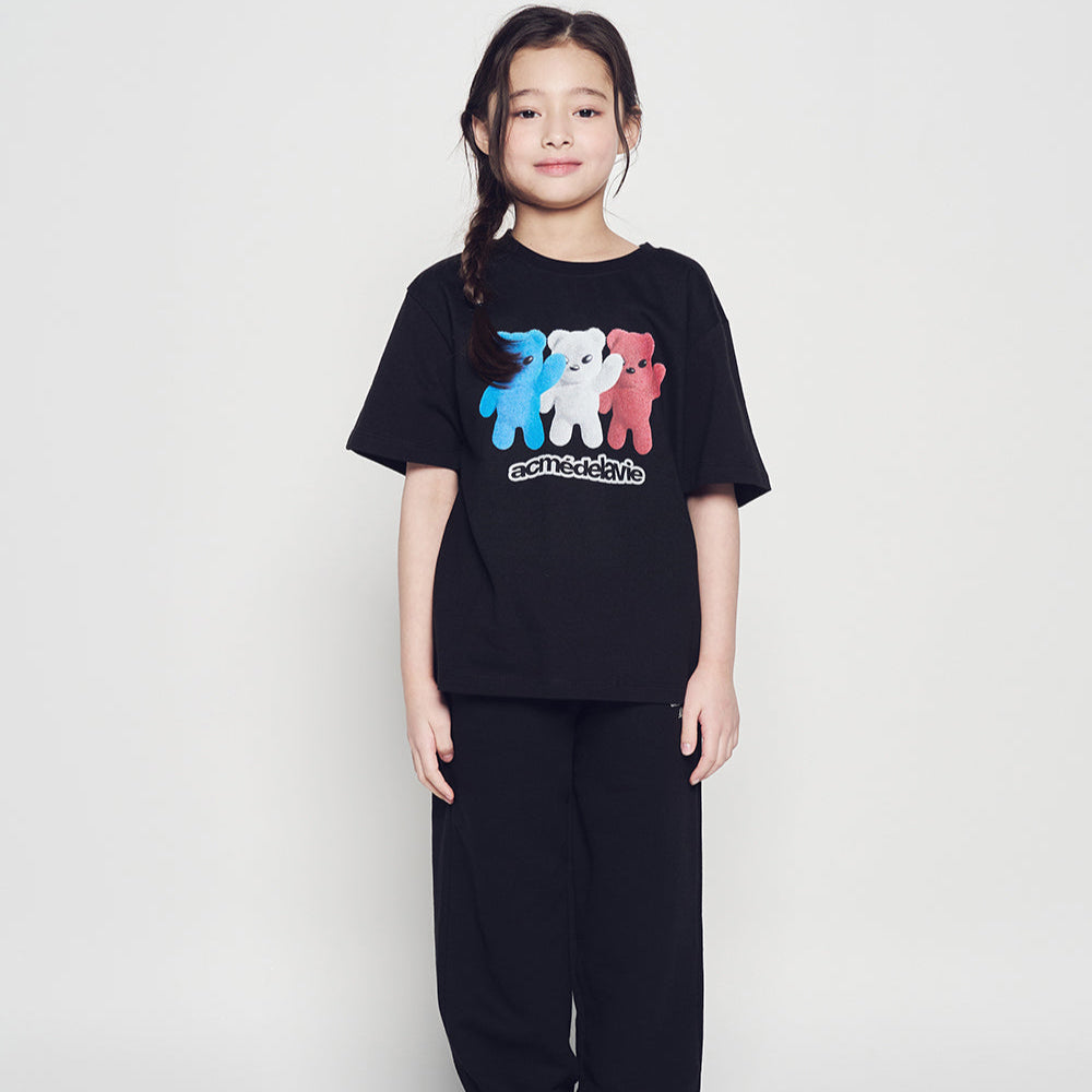 BELI KAOS ADLV KIDS FRENCH ALIEN BEAR SHORT SLEEVE T-SHIRT BLACK