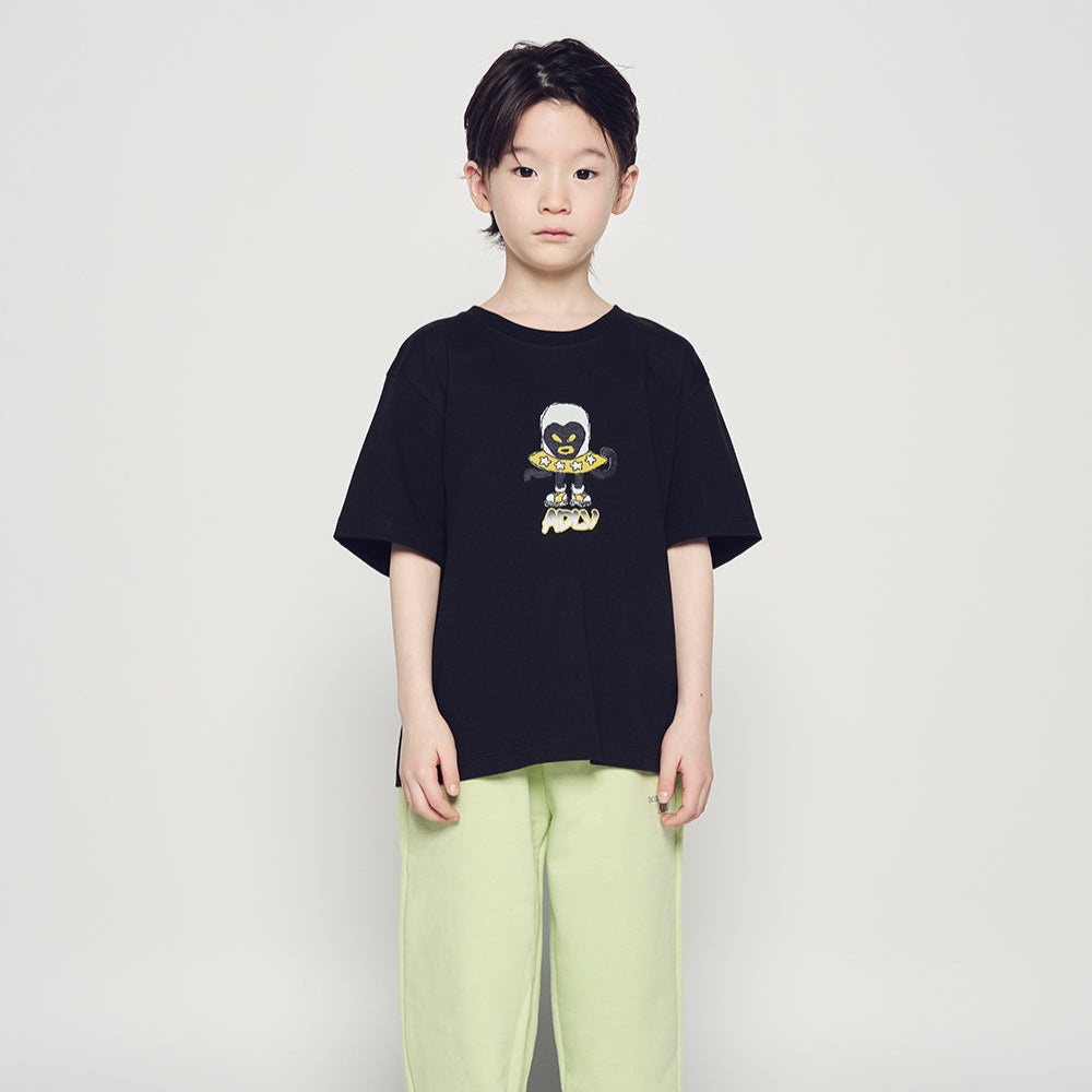 BELI KAOS ADLV KIDS HEART ALIEN SHORT SLEEVE T-SHIRT BLACK