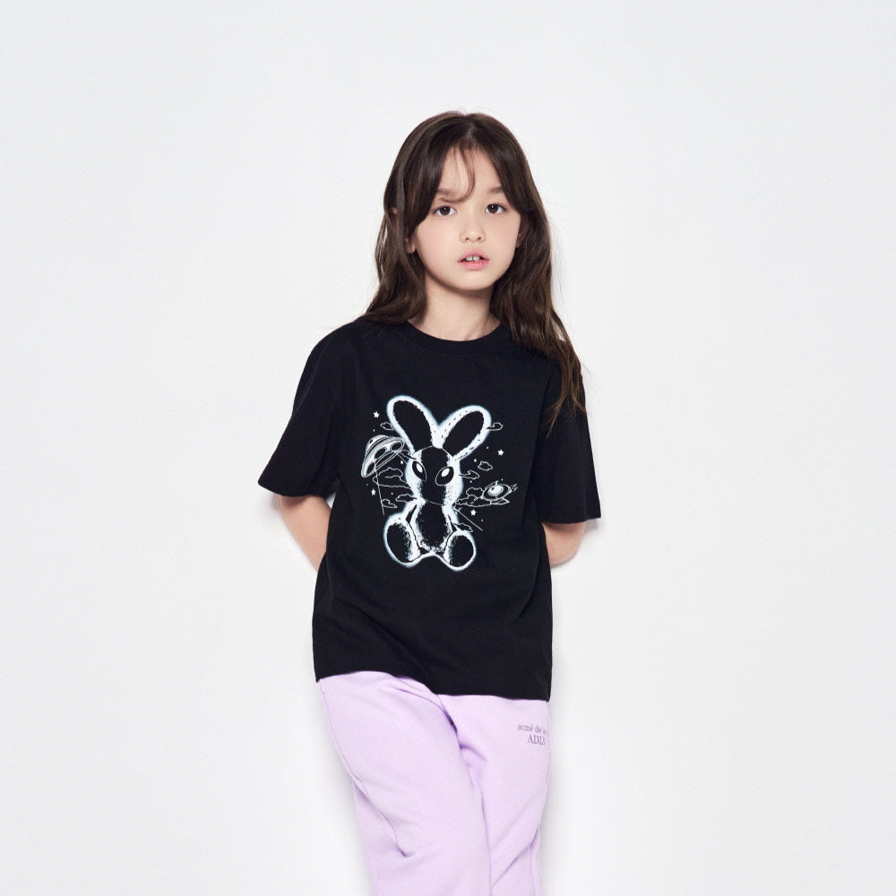 BELI KAOS ADLV KIDS SOLO RABBIT ALIEN SHORT SLEEVE T-SHIRT BLACK