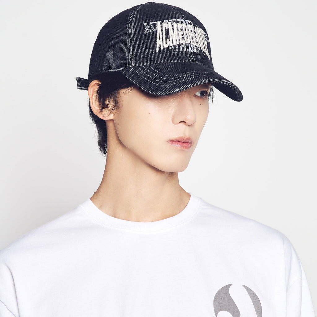 BUY ADLV Hat CORDUROY STITCH POINT BALL CAP BLACK