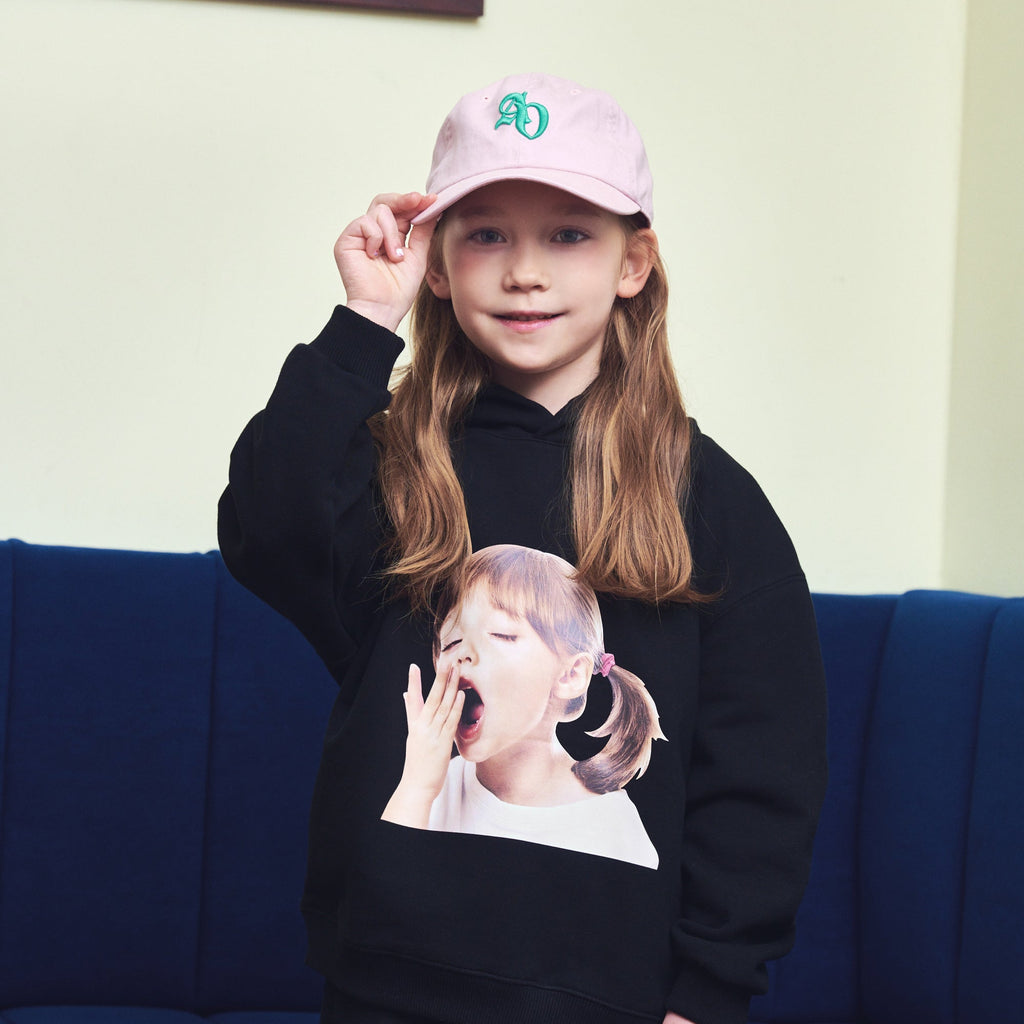 BUY ADLV Hat KIDS COLOR POINT SMALL SYMBOL BALL CAP LIGHT PINK