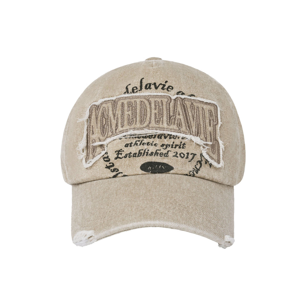 BUY ADLV Hat AE LOGO APPLIQUE BALL CAP BEIGE
