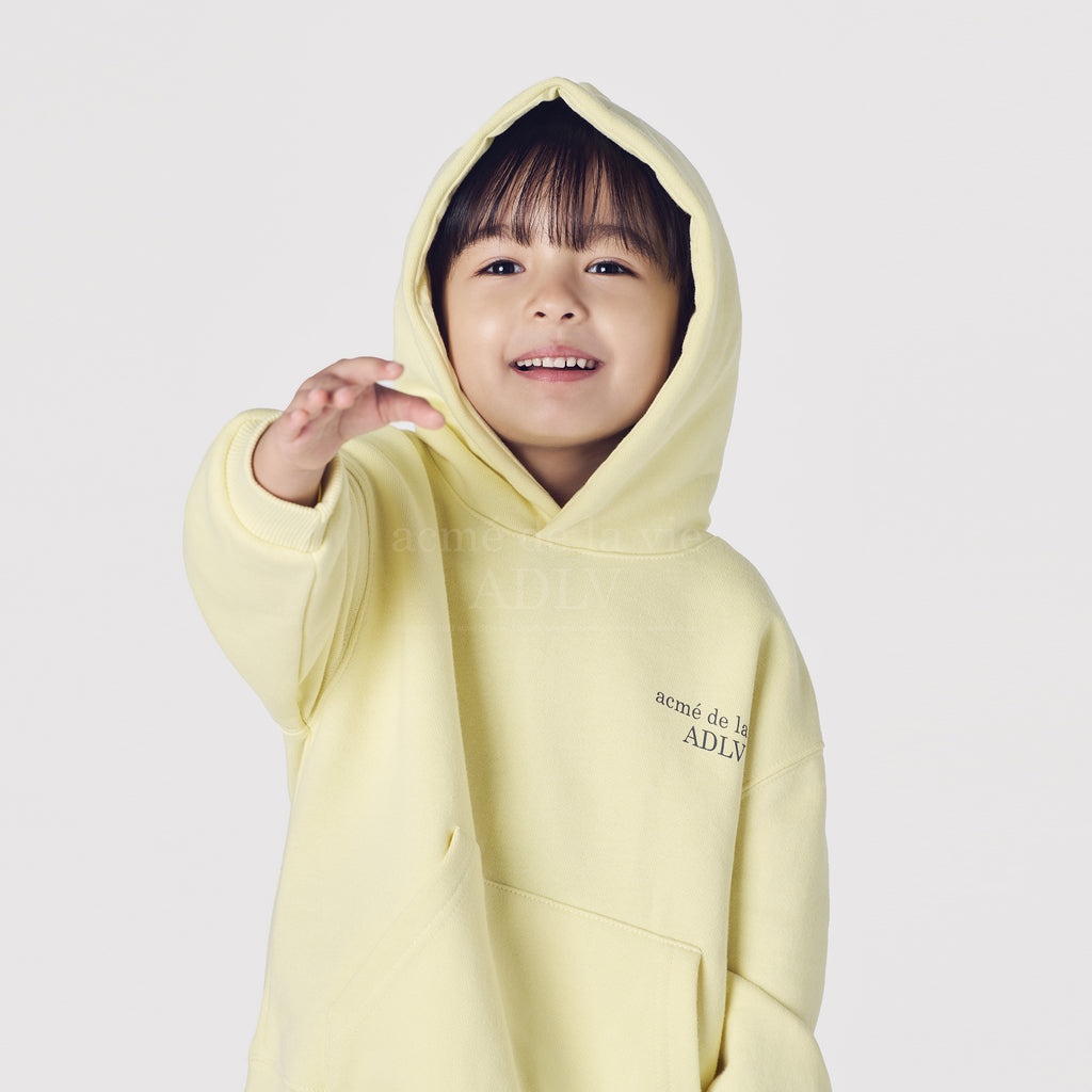 BUY ADLV Hoodie KIDS BASIC LOGO HOODIE LIGHT YELLOW