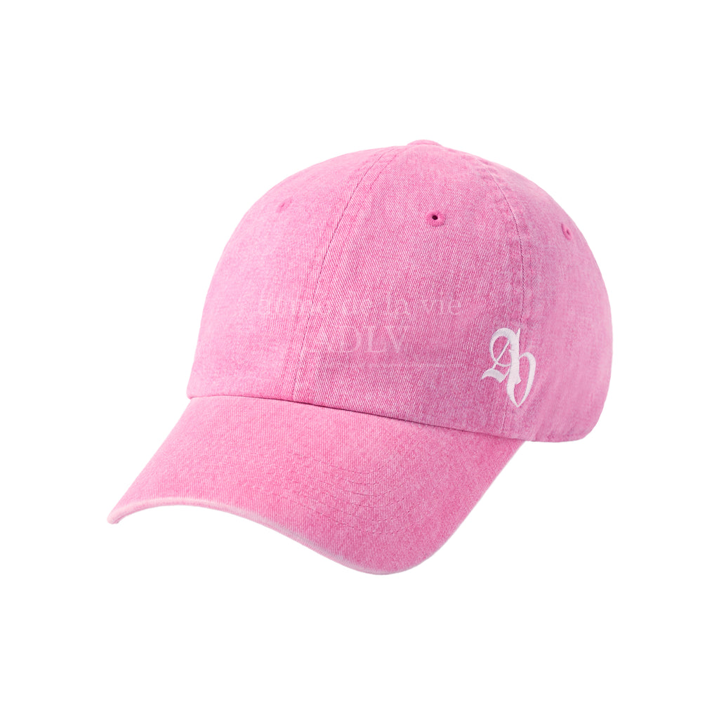 BELI TOPI ADLV SIDE SYMBOL POINT PIGMENT WASHING BALL CAP PINK