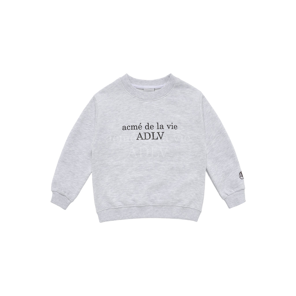 BUY ADLV Sweatshirt KIDS BASIC LOGO SWEATSHIRT MELANGE