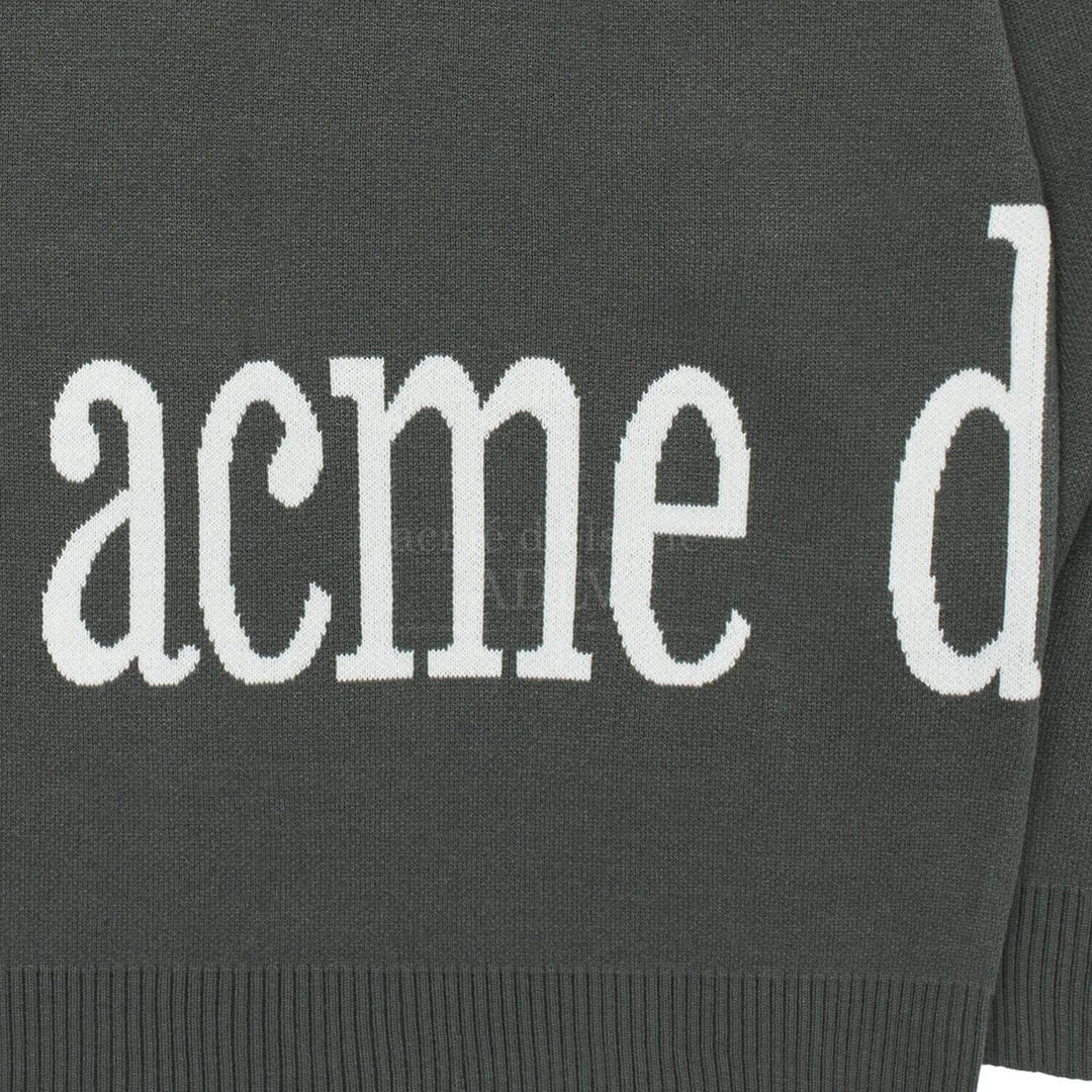 BELI Knit ADLV BASIC LOGO SIDE POINT KNIT CHARCOAL