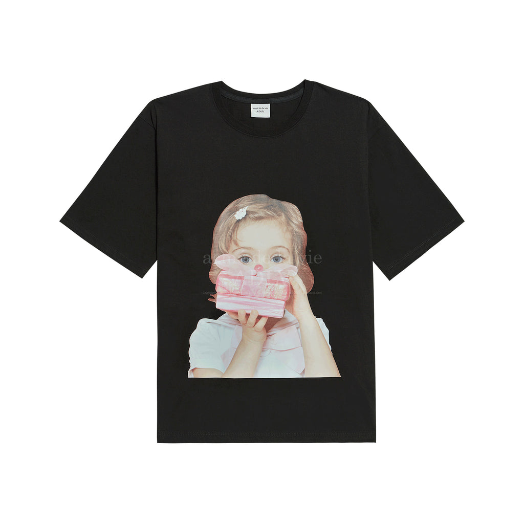 BUY ADLV T-Shirt ADLV BABY FACE SHORT SLEEVE T-SHIRT GIFT