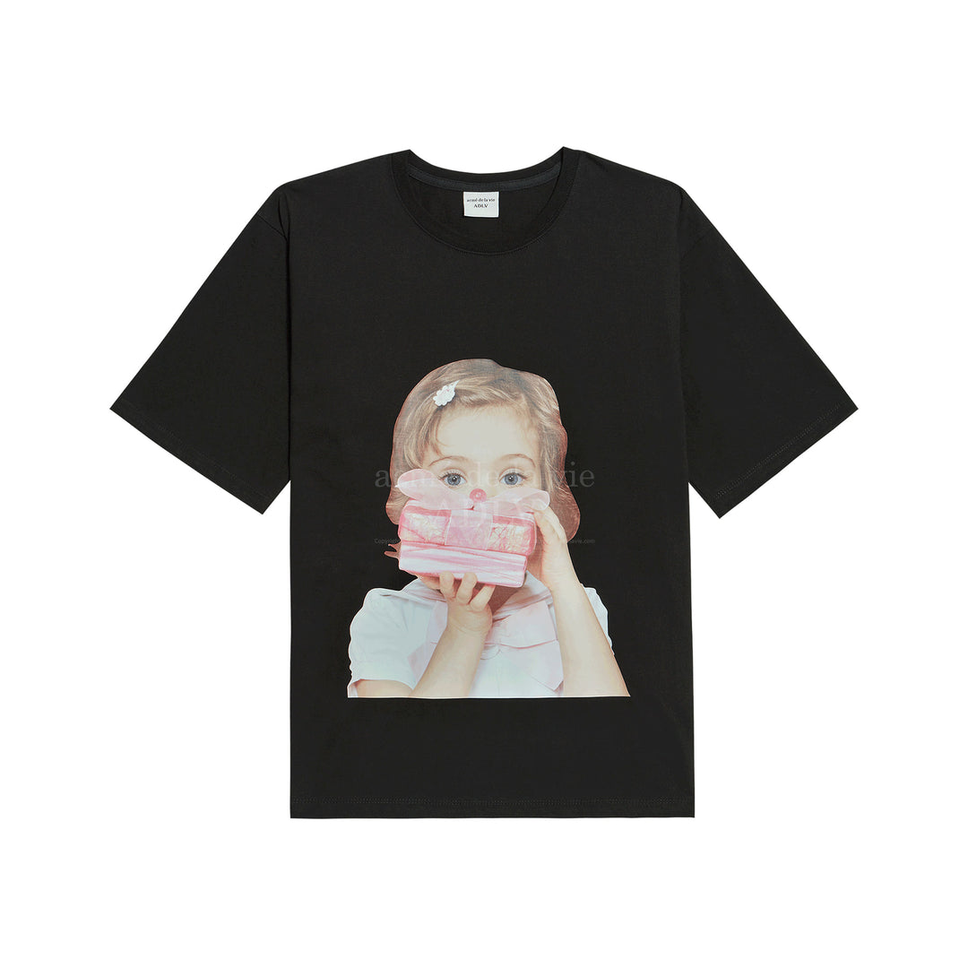 BUY ADLV T-Shirt ADLV BABY FACE SHORT SLEEVE T-SHIRT GIFT