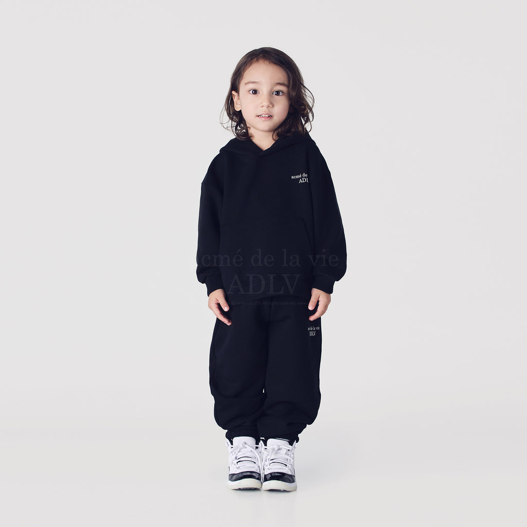 BELI HOODIE ADLV KIDS BASIC LOGO HOODIE BLACK