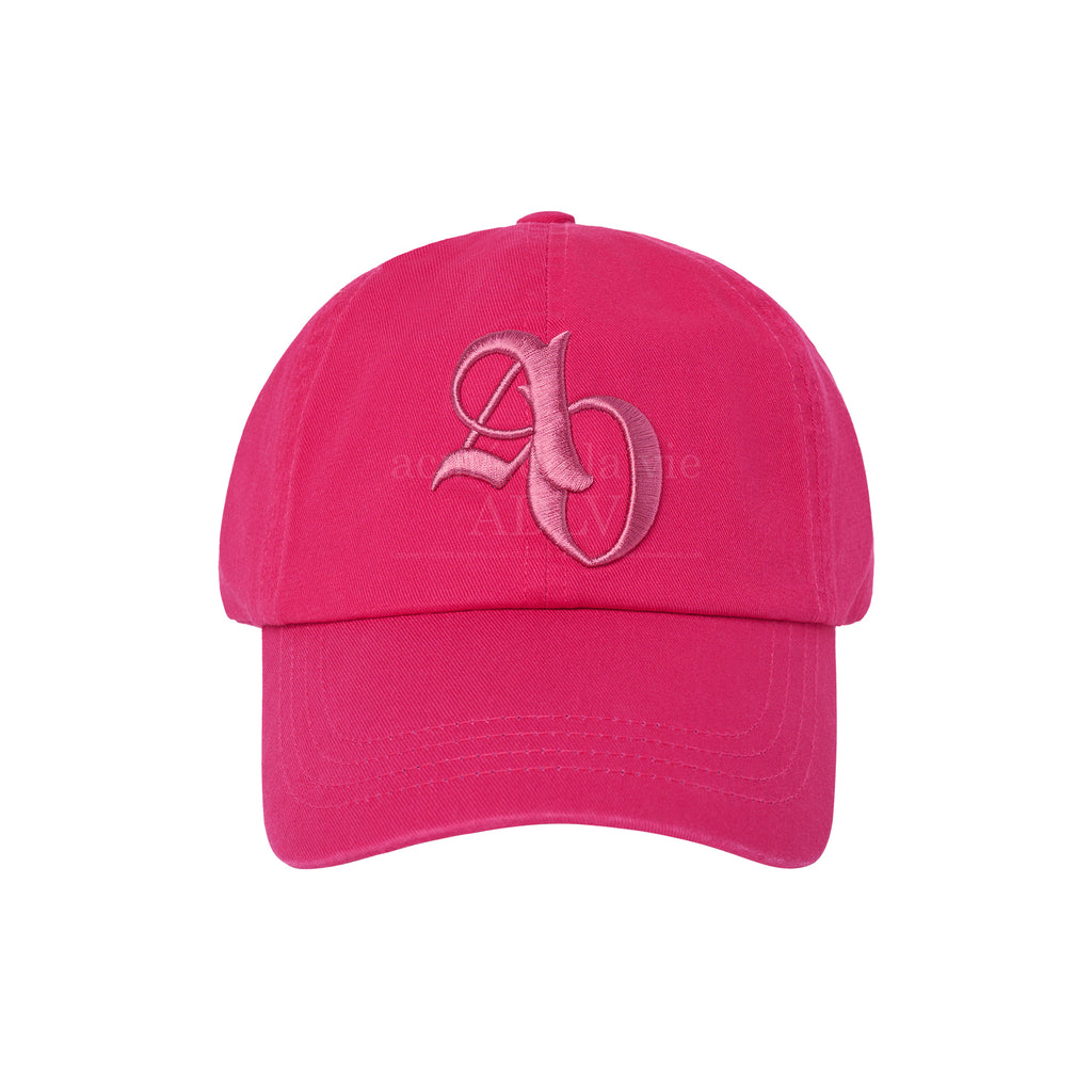 BELI TOPI ADLV SYMBOL EMBOSSING NEEDLEWORK BALL CAP PINK